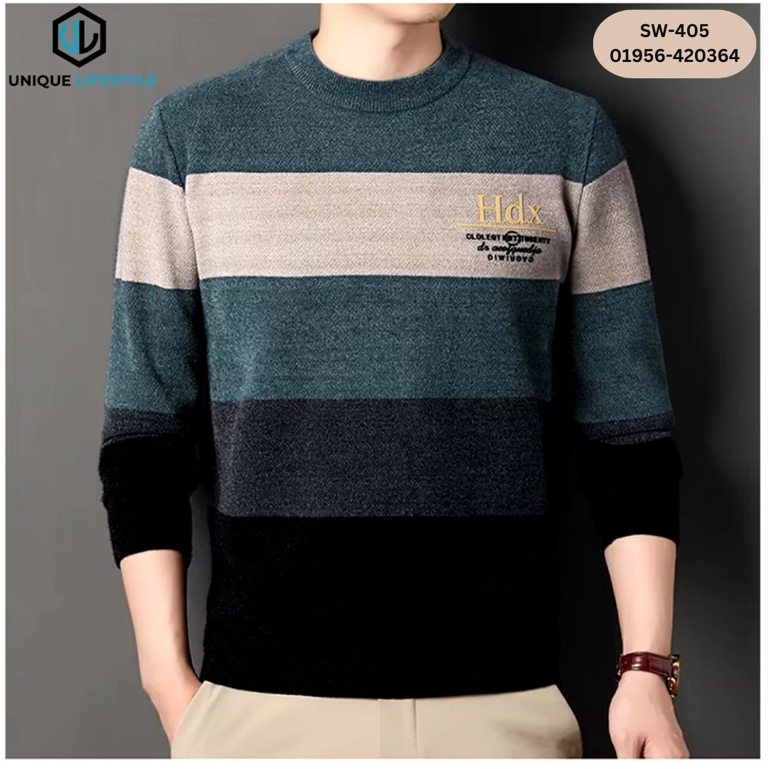 Premium Striped Sweaters for Men's || SW-405